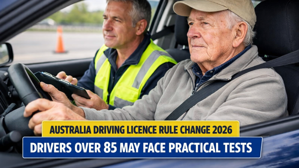 Australia Driving Licence Rule Change 2026 – Drivers Over 85 May Face ...